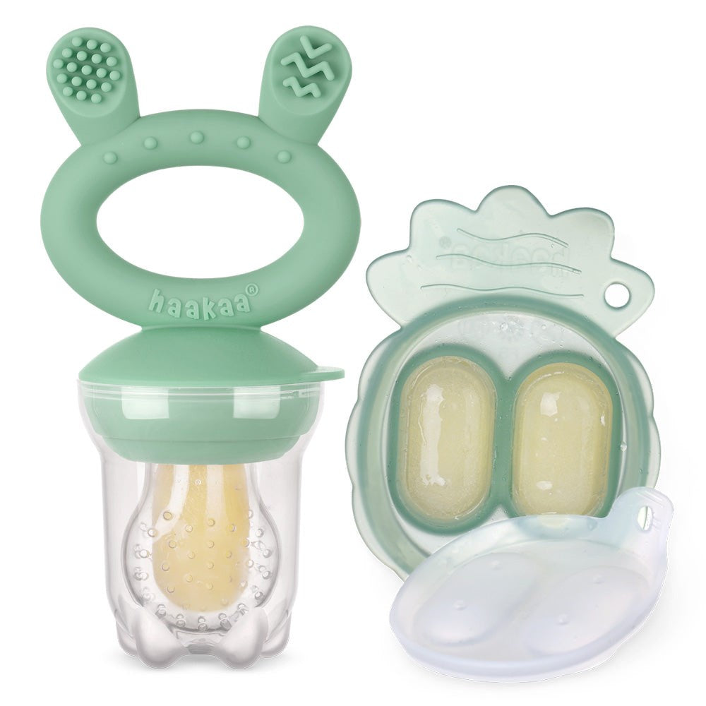 Haakaa Fresh Food Feeder With Mini Nibble Tray – OCARE NZ