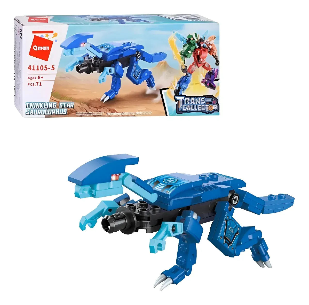 Keeppley Qman Tyrannosaurus Warlord - Transforming Dinosaur Building ...