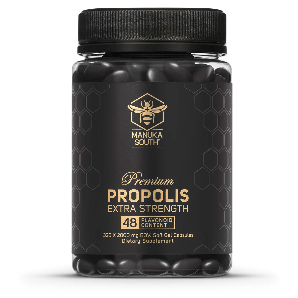 Manuka South Propolis Extra Strength 2000mg EQV 320 Softgel Capsules ...