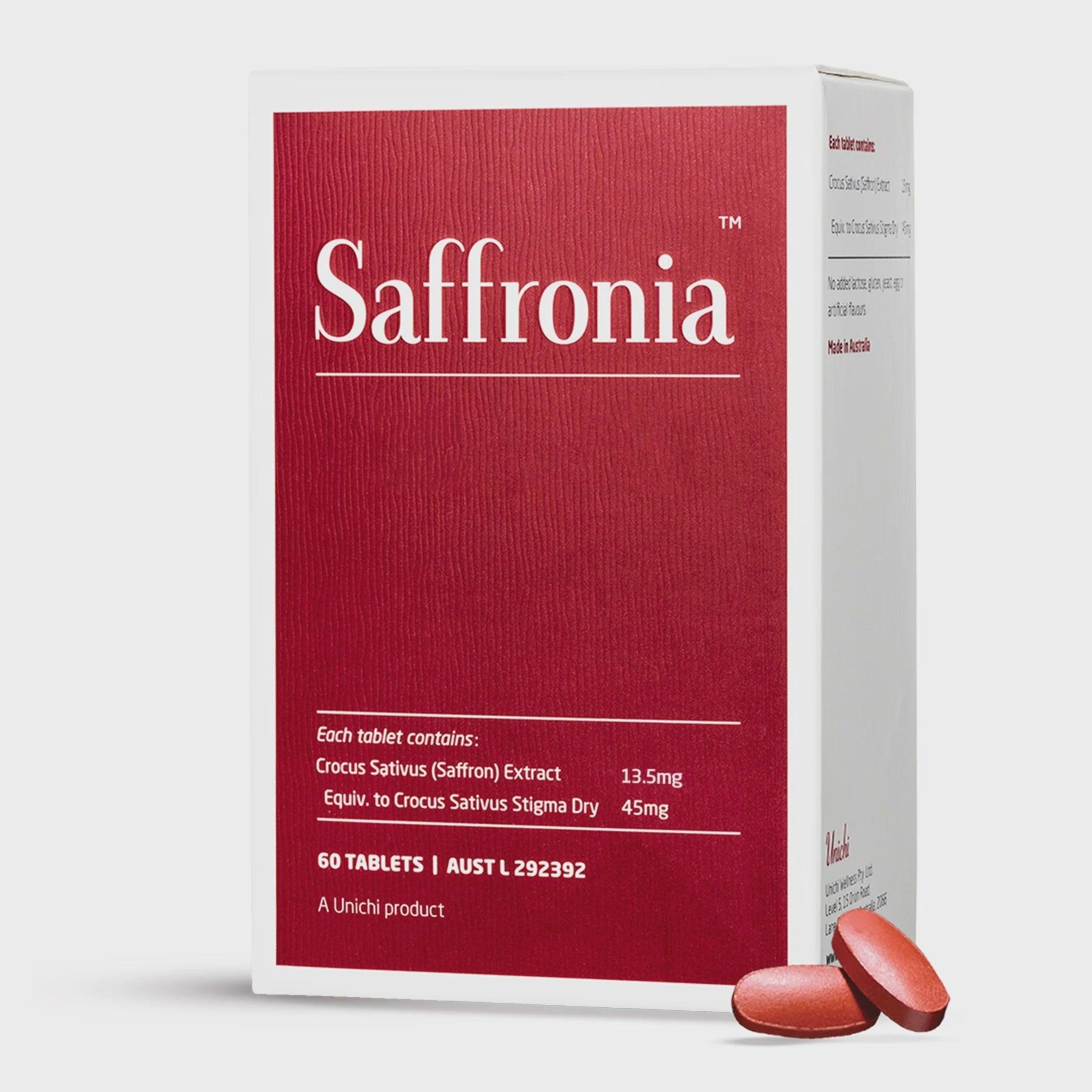 Unichi Saffronia 60 Tablets Saffron Extract NZ – OCARE NZ