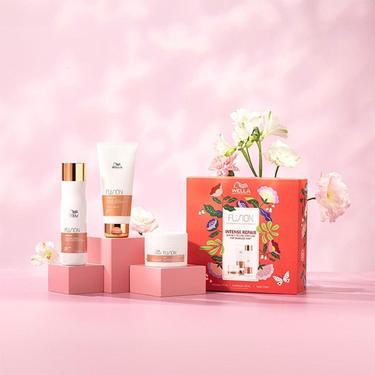 Wella Professionals Fusion Intense Repair Trio Gift Pack | Ocare Health ...