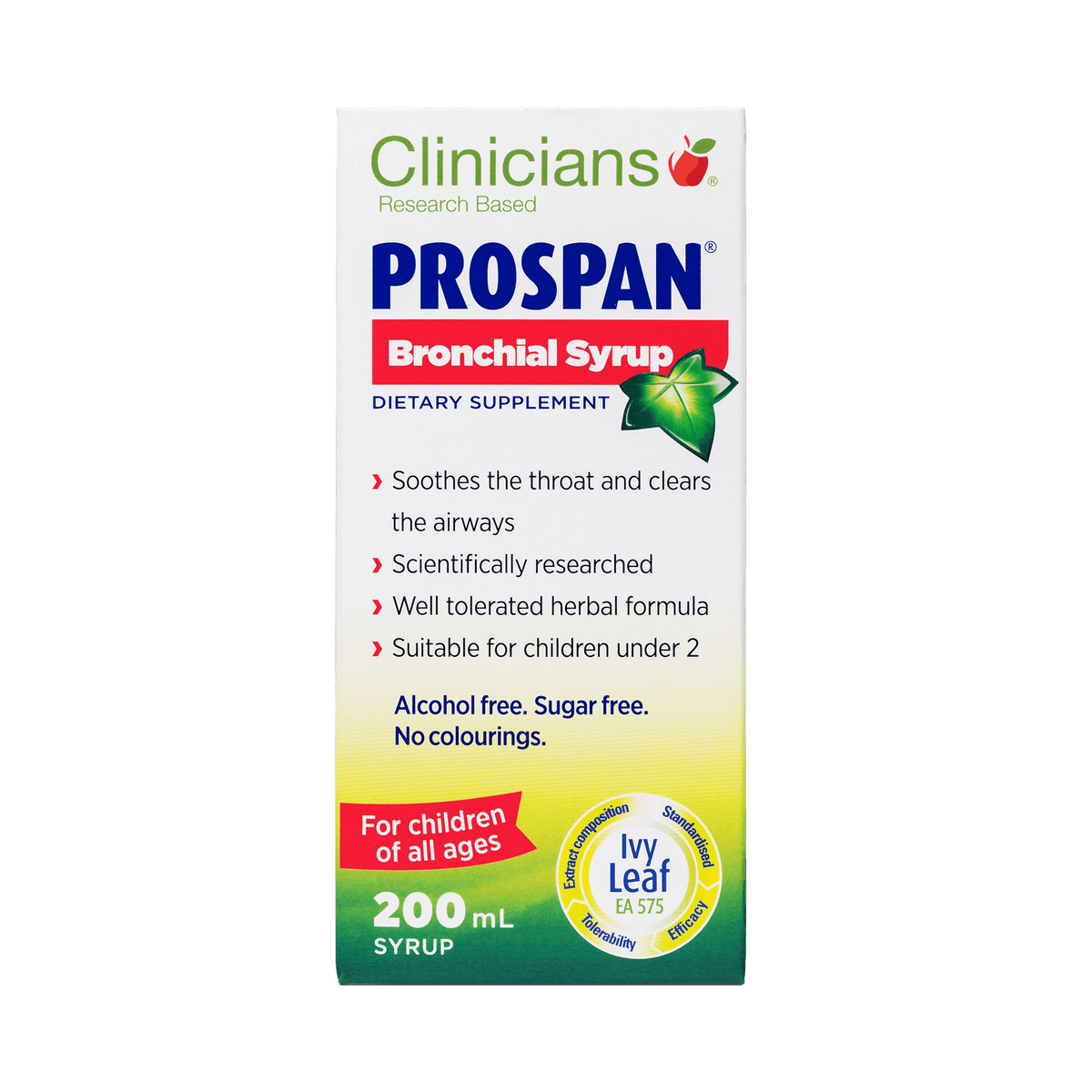 Clinicians Prospan Bronchial Syrup 200ml | Ocare Health&Beauty