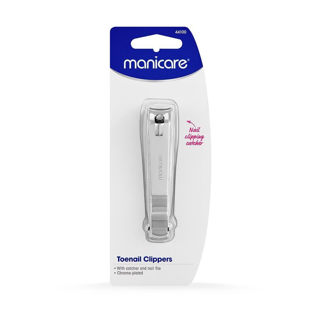 Manicare Toenail Clippers With Nail File & Catcher | Ocare Health&Beauty