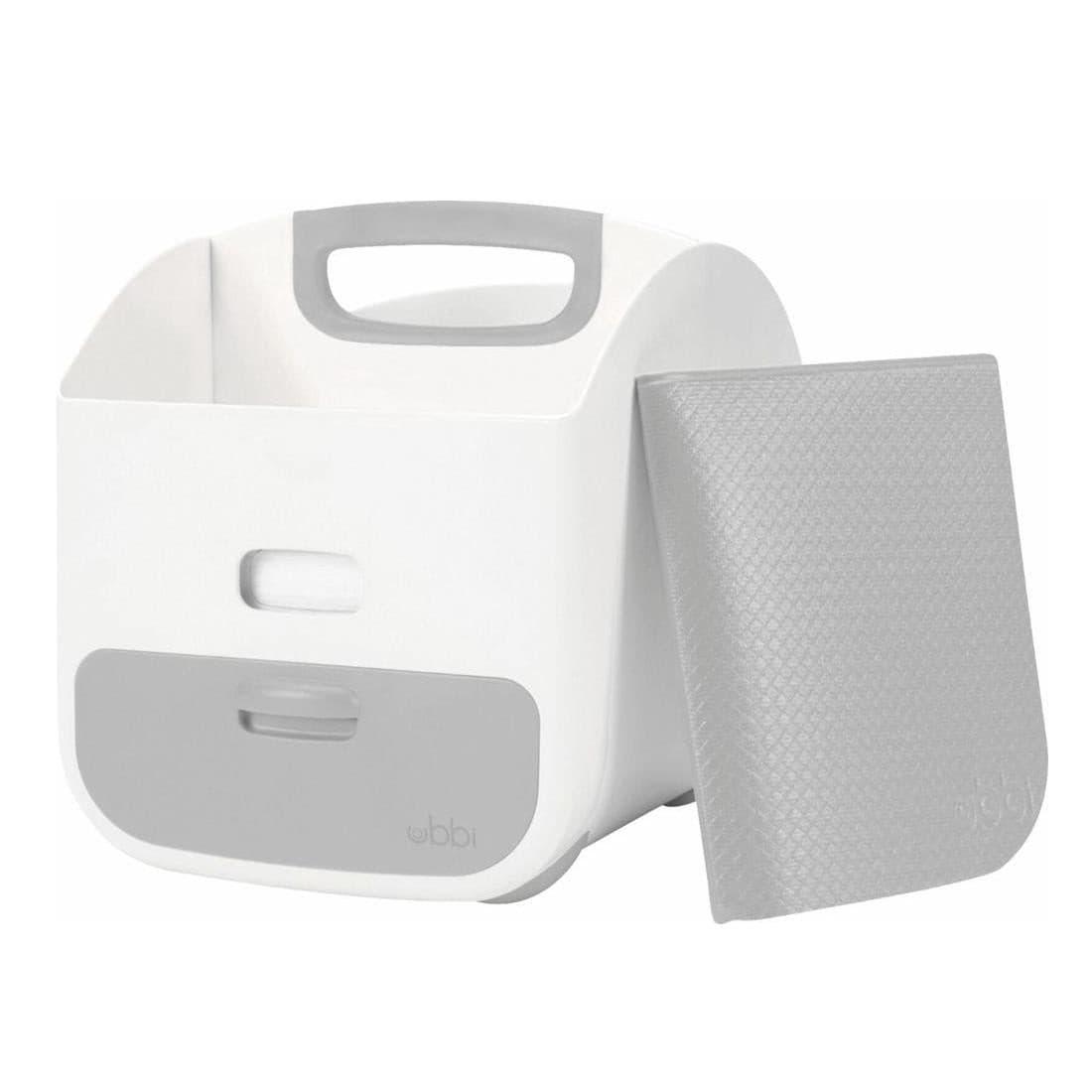 Ubbi Portable Diaper Changing Station + Diaper Storage Caddy Organizer ...