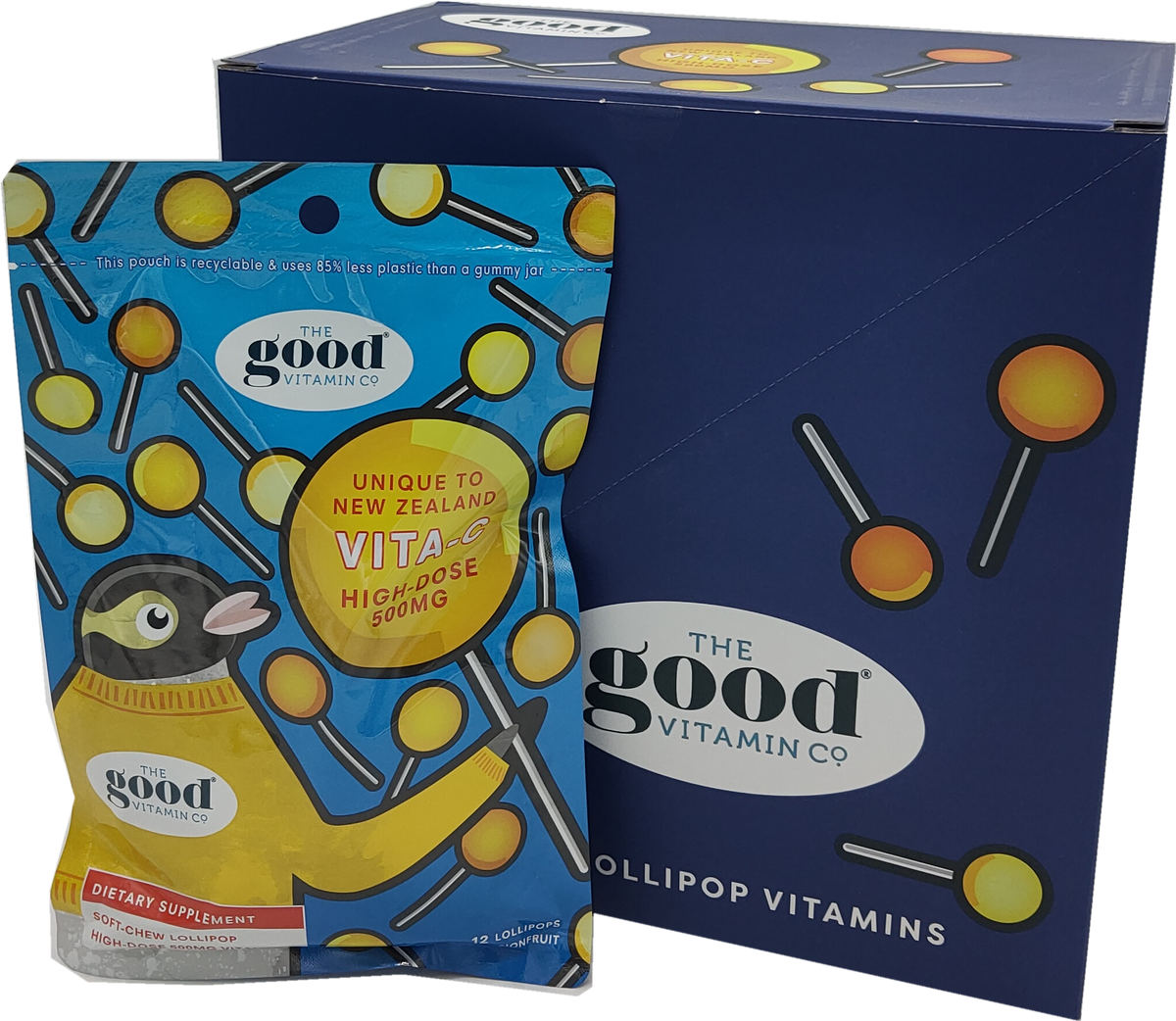 The Good Vitamin Co. Kids Vita-C Lollipop Pack 12s | Ocare Health&Beauty