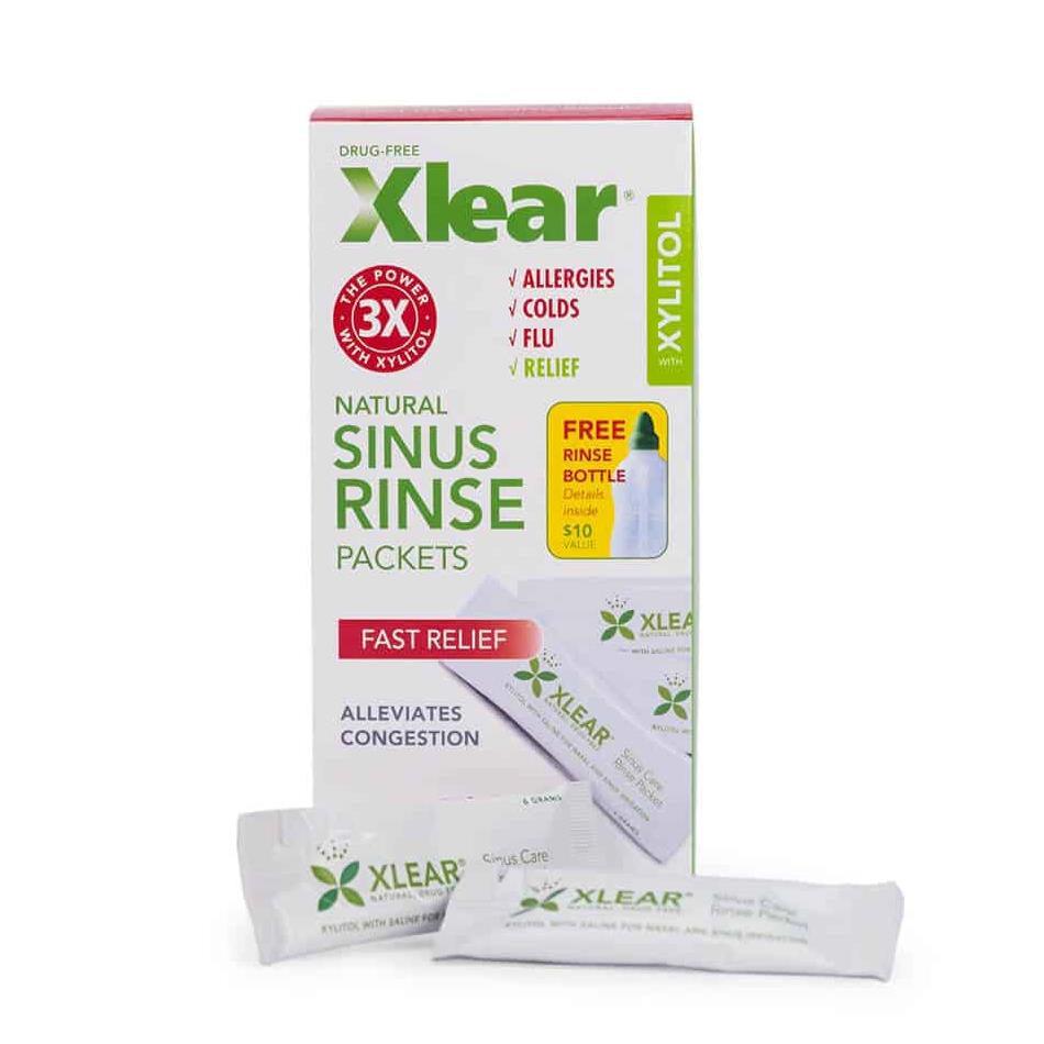 Xlear Sinus Rinse Solution Refills 50 Packets | Ocare Health&Beauty